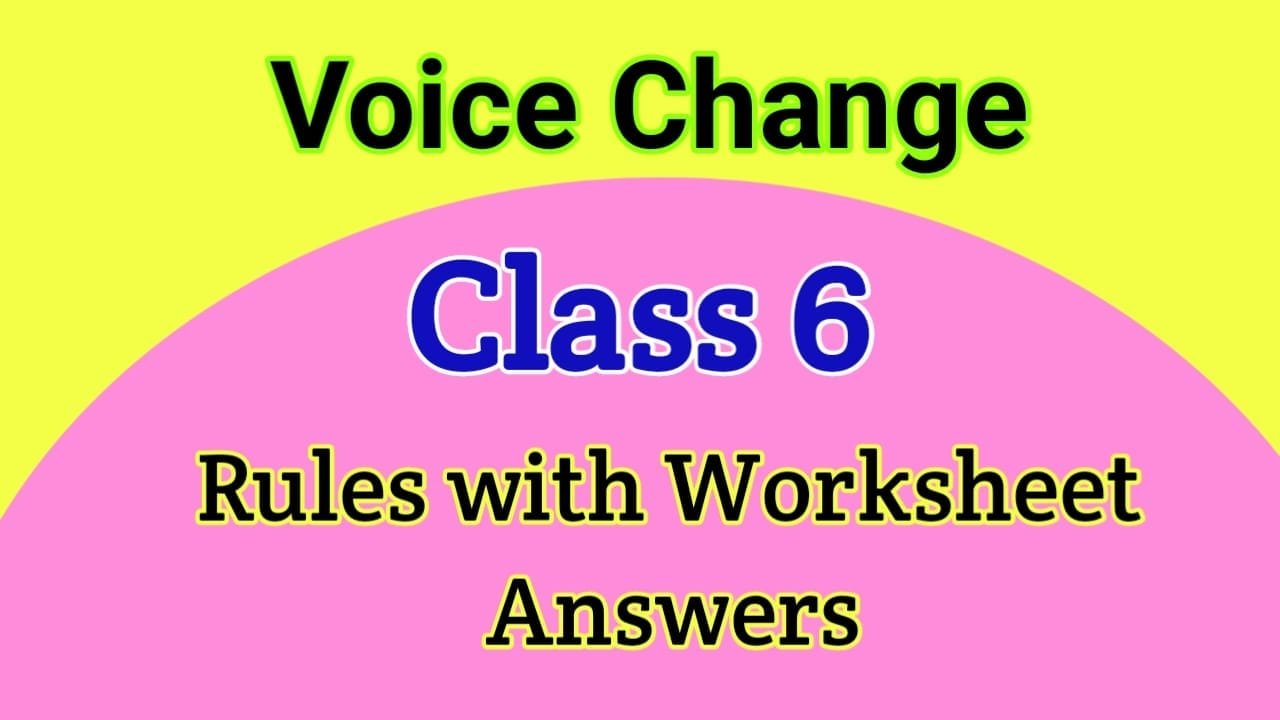 Class 6 Active Passive Voice Change Worksheet - suggestiveenglish.com Class 6 Active Passive Voice Change Worksheet - suggestiveenglish.com