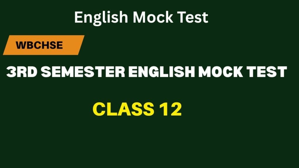 Class 8 English Grammar Mock Test For CBSE